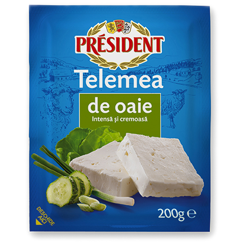 TELEMEA DE OAIE 200GR PRESIDENT - Curtea Brancoveneasca